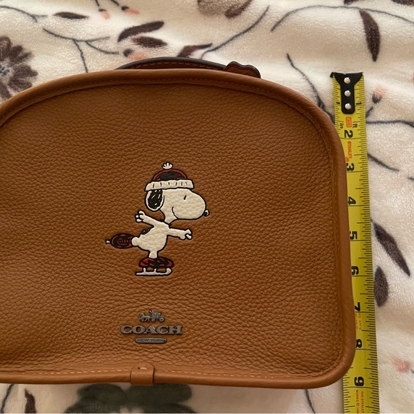 Coach | Bags | Coach X Peanuts Lunch Pail With Snoopy Ice Skate Motif ...